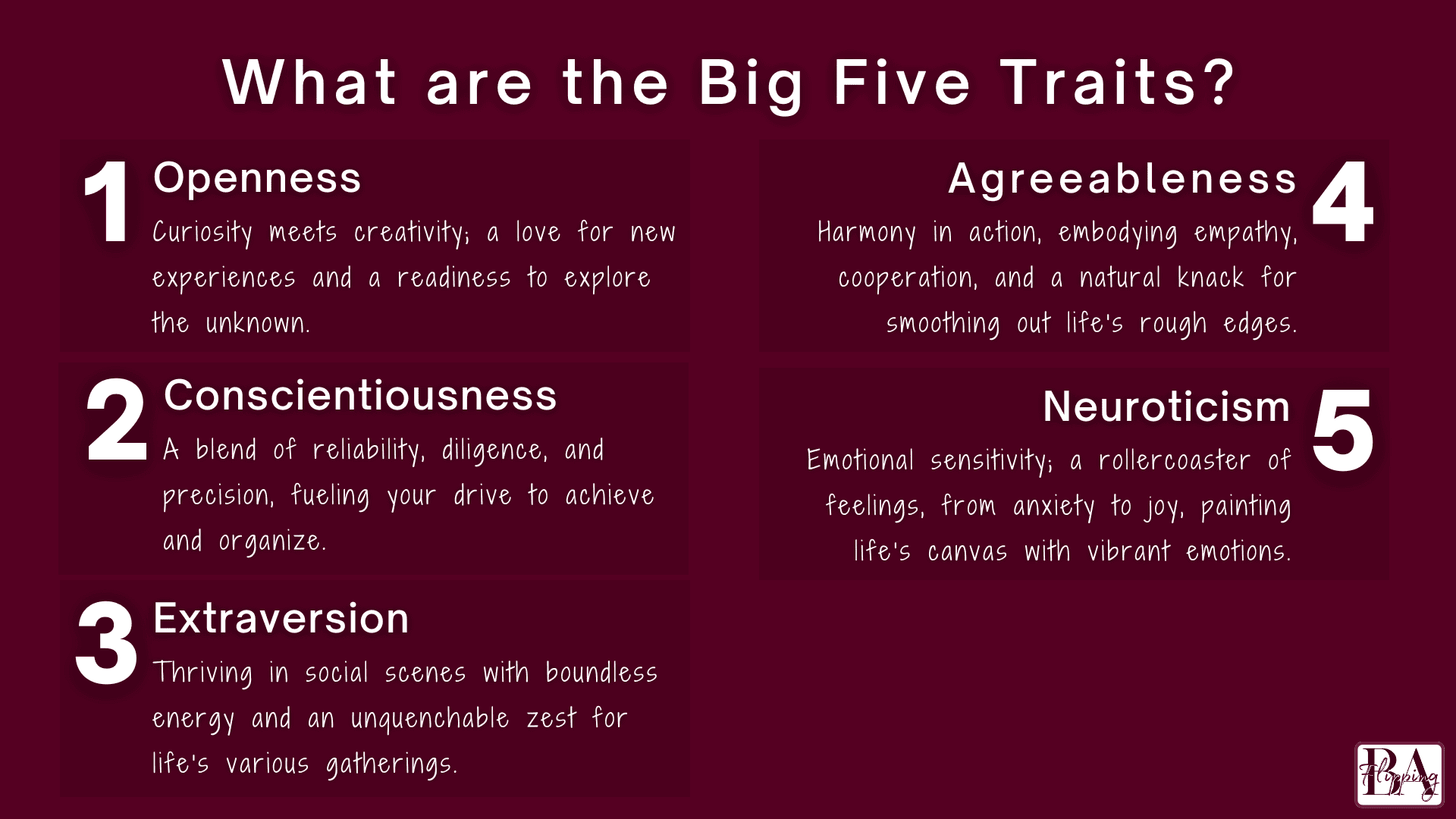 How to Use the Big Five Personality Traits to Find Personal Fulfillment